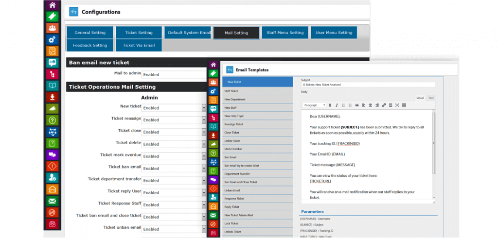 Features - JS Help Desk